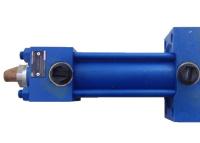 China Rexroth CDT3ME6 Hydraulic Cylinder 210 Bar Max Pressure 300mm Stroke Blue Industrial Automation for sale
