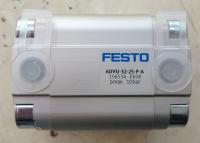 China Festo Cylinder ADVU-32-25-P-A 32mm Bore 25mm Stroke Silver Aluminum Alloy for sale