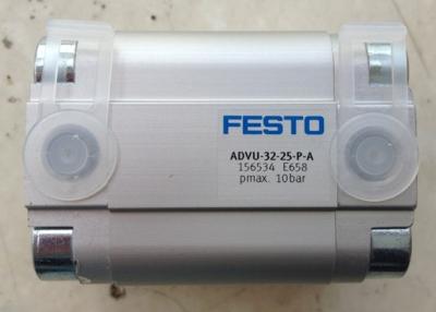 China Festo Cylinder ADVU-32-25-P-A 32mm Bore 25mm Stroke Silver Aluminum Alloy for sale