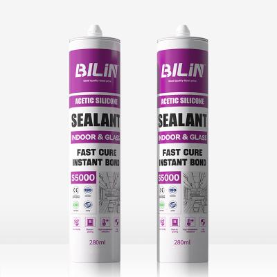 China BILIN S5000 Acetoxy Silicone Sealant for sale