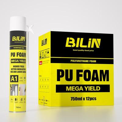 China BILIN A1 Construction Foam - 65L High Yield PU Expanding Foam with 10 Minute Surface Drying Time for sale