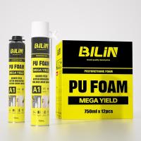 China BILIN A1 Polyurethane Expanding Foam Spray - 65L Yield, 10 Min Drying Time for Windows & Doors Installation for sale