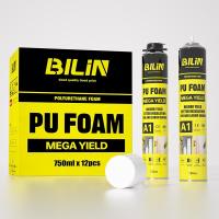 China High Yield 65L Expanding Polyurethane Foam Spray with 20 kg/m³ Density and >130 kPa Adhesive Strength for Construction Sealing for sale