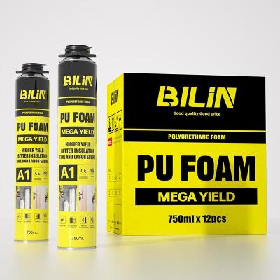 China BILIN A1 High-Yield PU Foam Sealant 60-65L Spray Adhesive for Multipurpose Insulation for sale