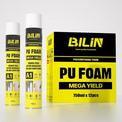 China High Yield 60L PU Foam Sealant Spray Polyurethane Expanding Foam for Industrial Construction for sale