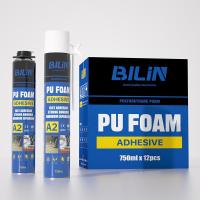 China BILIN A2 Polyurethane Foam Adhesive 750ml One Component PU Foam Sealant 50L Yield for sale
