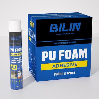 China BILIN A2 Polyurethane Adhesive Foam 50L Yield with 22 kg/m³ Density for Construction Insulation for sale