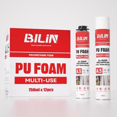 China BILIN A3 Spray Polyurethane Foam PU Foam 45L Yield 22 kg/m³ for Building Installation for sale