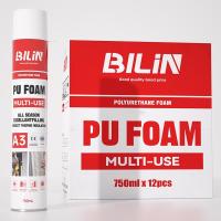 China High Performance Polyurethane Foam Spray 750ml Gap Filling Insulation Foam for sale