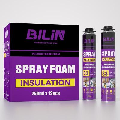 China Eco-Friendly Spray Polyurethane Foam Insulation - 0.036 W/(m*K) Thermal Conductivity, 62 dB Sound Insulation for sale