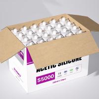 China BILIN S5000 280ml Acetic Silicone Sealant - Temperature Range -40°C to +160°C, 0.4 MPa Tensile Strength for sale