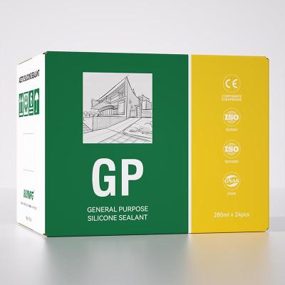 China High Flexibility Fast Cure General Purpose Silicone Sealant with ±50% Movement and -40°C to +200°C Temperature Range for sale