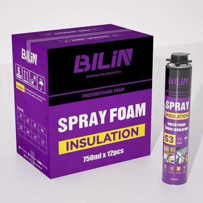 China 900ml Expandable PU Foam Spray with 0.036 W/(m*K) Thermal Conductivity and 62dB Sound Insulation for sale