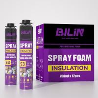 China 750ml Polyurethane Foam Spray Insulation Waterproof Fire Prevention Sealant 0.036 W/mK for sale