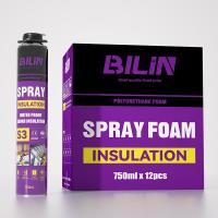 China Closed Cell Polyurethane Spray Foam Insulation 750ml Thermal Acoustic Sealant for sale