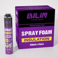 China BILIN S3 Spray PU Foam Insulation Sealant High Expansion 0.036 W/mK Thermal Conductivity for sale