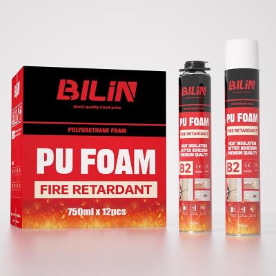 China DIN 4102 B2 Fire Retardant Expanding Foam - 55L Yield, 0.034 W/(m·K) Thermal Conductivity for sale