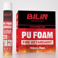 China BILIN B2 Flame Retardant Polyurethane Foam - 55L Yield, 0.034W/(m*K) Thermal Conductivity for Fireproof Sealing for sale