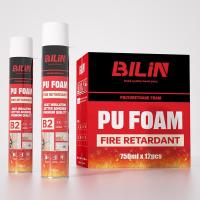 China Fire proof PU Polyurethane Spray Construction Foam for Woodworking Packing Transportation for sale