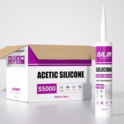 China High Grade Grey Adhesive Silicone Sealant with -40°C to +160°C Temperature Range and 350% Elongation for sale