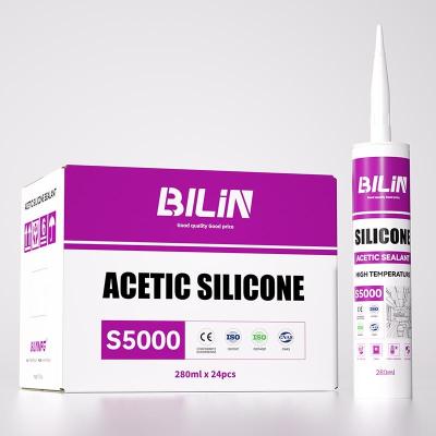 China Acetic Cure Silicone Sealant for Glass Aquariums - Temperature Range -30°C to +150°C with 350% Elongation for sale