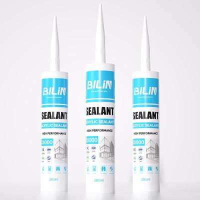 China BILIN Premium Acrylic Filler Sealant 0.96 g/ml Density 350% Elongation Non-Toxic Mold Resistant for sale