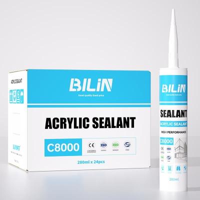 China Clear Acrylic Weather Resistant Sealant 0.96 g/ml Density 20 Shore A Hardness for sale