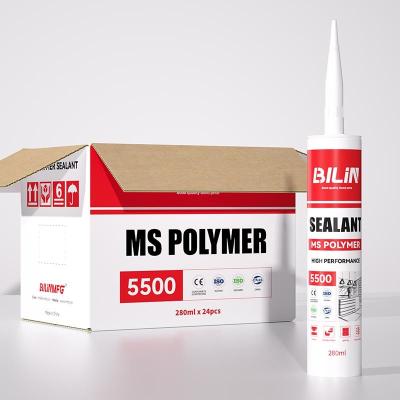 China BILIN 5500 MS Polymer Sealant - 2.2 MPa Tensile Strength, 300% Elongation, Bubble-Free Construction Sealant for sale