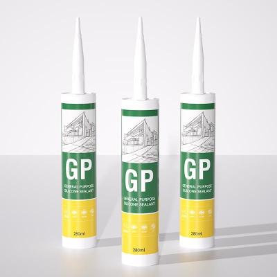 China Mold Resistant GP Silicone Sealant with ±25% Joint Movement and -40°C to +180°C Temperature Range for sale