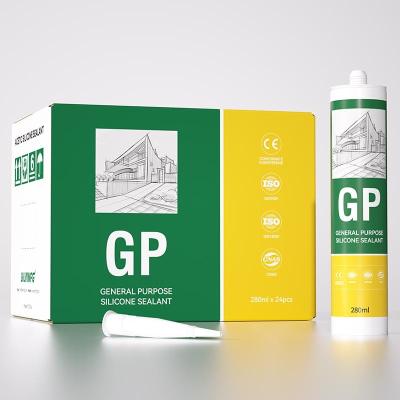 China GP Quick Drying Silicone Sealant -40°C to 150°C Waterproof Adhesive for Construction & Transportation for sale