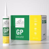 China GP Advanced 10 oz Clear Silicone Sealant Neutral Food Grade Water Resistant Glue High Elongation for Woodworking Construction for sale