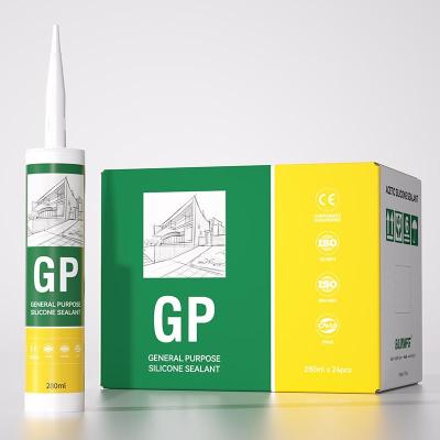 China BILIN Wholesale RTV Concrete Joint Sealant GP Silicone Caulking 0.96 g/ml Density 20 Shore A Hardness for sale