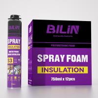 China BILIN S3 Closed Cell Polyurethane Spray Foam 750ml - 0.036 W/(m*K) Thermal Conductivity, 62dB Sound Insulation for sale
