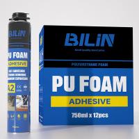 China BILIN A2 Polyurethane Foam Adhesive 40-50L Yield with -40℃ to +100℃ Temperature Resistance for Construction Sealing for sale