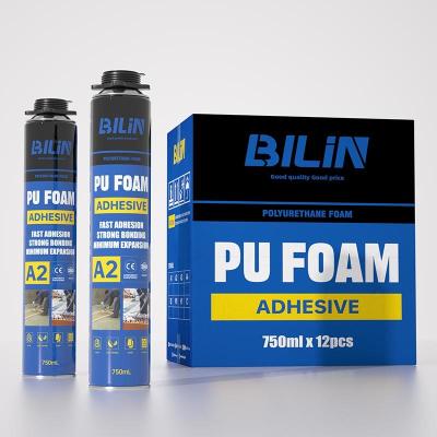 China BILIN A2 Construction Adhesive PU Foam - 10 Minute Surface Drying, 40-60 Minute Cutting Time Polyurethane Sealant for sale