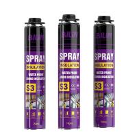 China BILIN S3 Spray PU Foam Insulation Sealant - 12-15 kg/m³ Density, 0.033 W/(m·K) Thermal Conductivity for sale