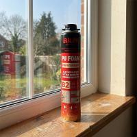 China EI 240 Fire Rated Expanding Foam Sealant B2 Grade 55L Yield High Adhesion Fireproof PU Glue for sale