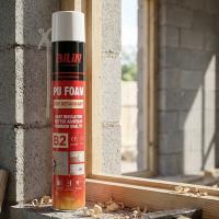 China Fire Rated PU Foam Sealant 750ml B2 Fireblock for Window Door Frame Insulation for sale