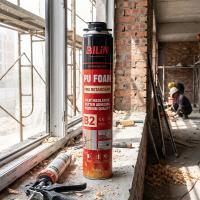China Fire Retardant PU Foam Sealant B2 Fireblock Expanding Foam 55L for Construction for sale