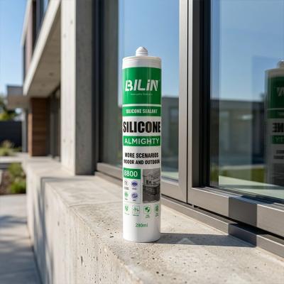 China BILIN 8800 Neutral Silicone Sealant 300ml Waterproof Mildew Resistant High Elasticity 10 Year Warranty for sale