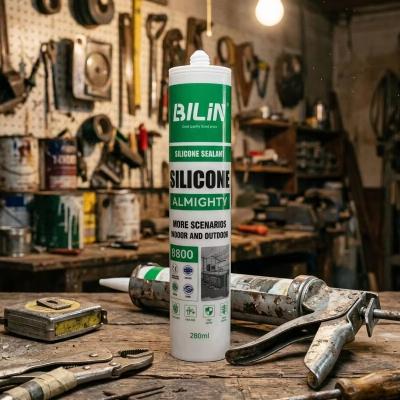 China Neutral Silicone Sealant 300ml 600ml High Elasticity Waterproof Adhesive for sale