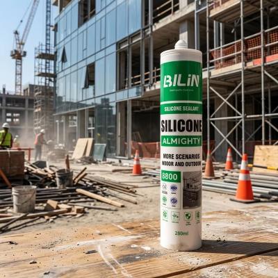 China 280ml Neutral Silicone Sealant Super Sticky Non Corrosive for Glass Metal Plastic for sale