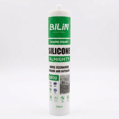 China Anti mildew Sealant Neutral Silicone Sealant with Hardness 45A Content 280ml 300ml 310ml 590ml 600ml Ensures Long Lasting Elastic Sealing for sale