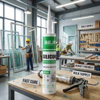 China Budget-friendly White Silicone Sealant, Fast Cure Glue for Glazing Work & Building Joint Sealing, Custom Packaging for sale