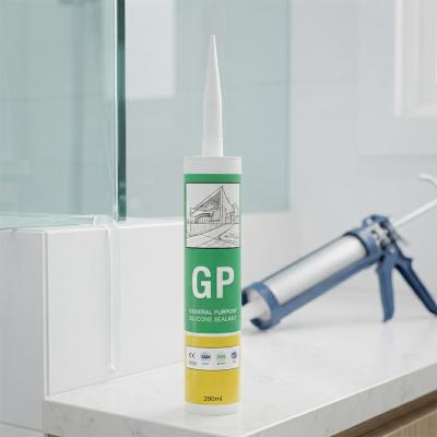 China GP Silicone Sealant Multi-scene Waterproof Transparent Glass Glue For Construction Decoration Sealing for sale