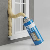 China B2 PU Foam Spray Insulation Expanding Polyurethane Foam For Door Window Gap Filling Sealing for sale