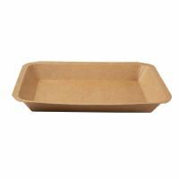 China Flat Shape Paper Tray 203x163mm and 248x174mm Sizes 150pcs per Pack Industrial Packaging for sale