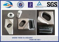 China Sole Steel Plate Weldable Upper Clip With Rubber Nose , Plain Q235 Carbon Steel for sale