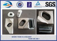 China Crane Clip 21/050 For A75 , QU80 Crane Rail , Q235 Oiling Crane Rail Clamp with 16mm Bolt for sale