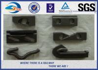 China Crane Clip 21/050 For A75 , QU80 Crane Rail , Q235 Oiling Crane Rail Clamp with 16mm Bolt for sale